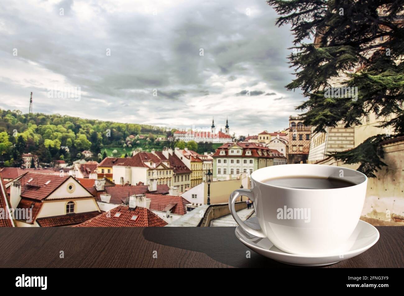 Cup coffee areal hi-res stock photography and images - Alamy