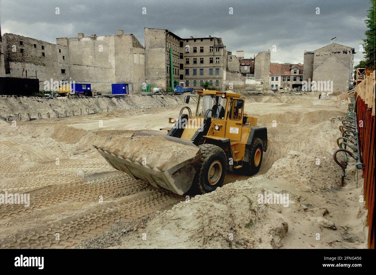 Brandenburg /DDR / Potsdam / 1992 The old town was very dilapidated ...