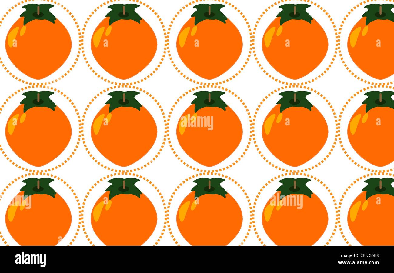 Persimmon cartoon Cut Out Stock Images & Pictures - Alamy