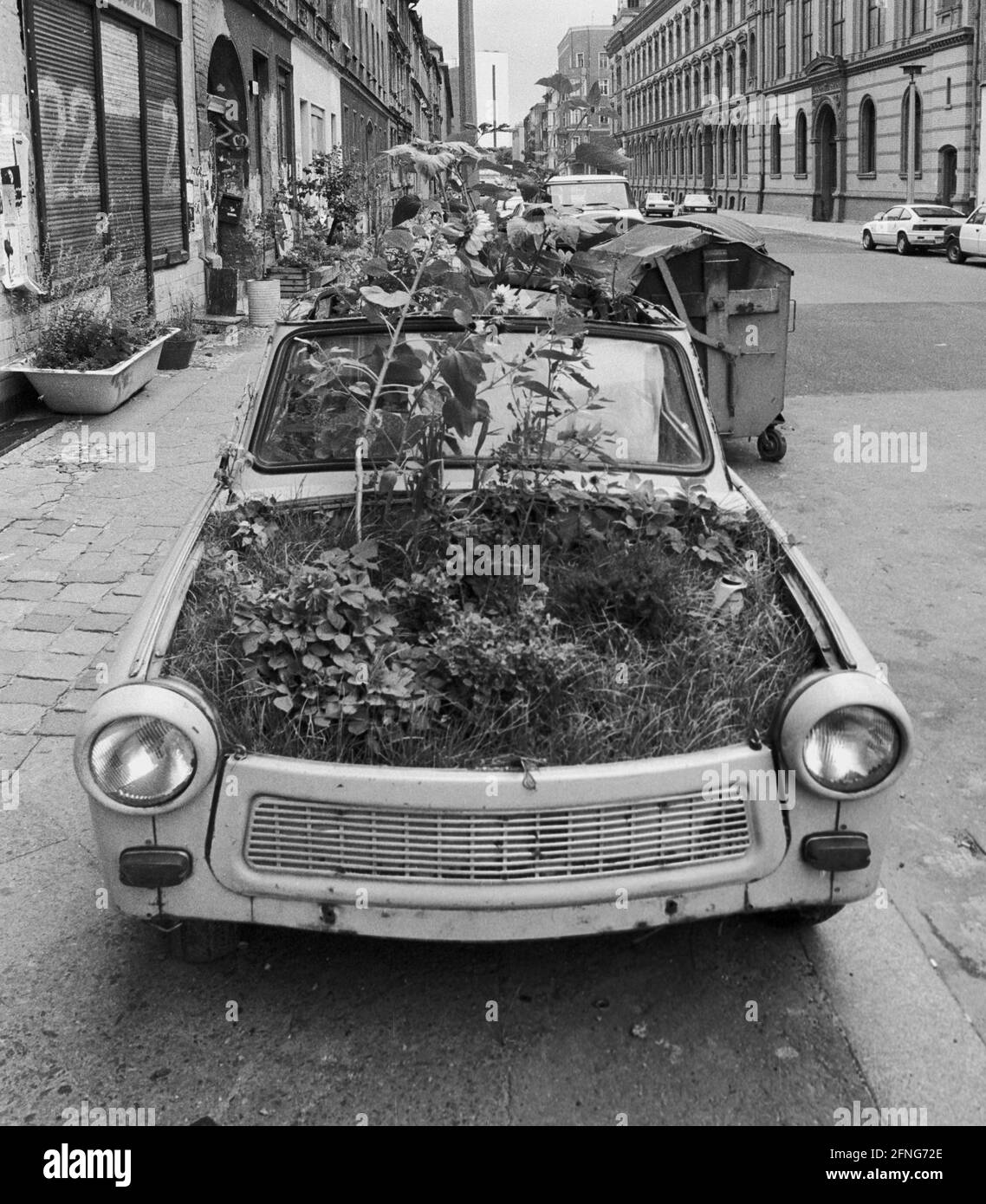 Berlin-Bezirke / DDR / 8 / 1991. The symbol of GDR prosperity, the ...