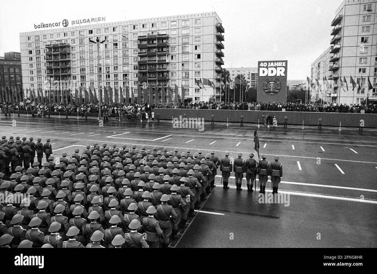 40th anniversary gdr Black and White Stock Photos & Images - Alamy