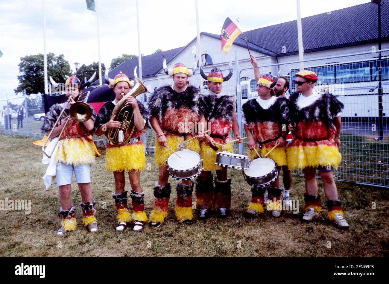 Football European Championship 1992 in Sweden: German music group in ...