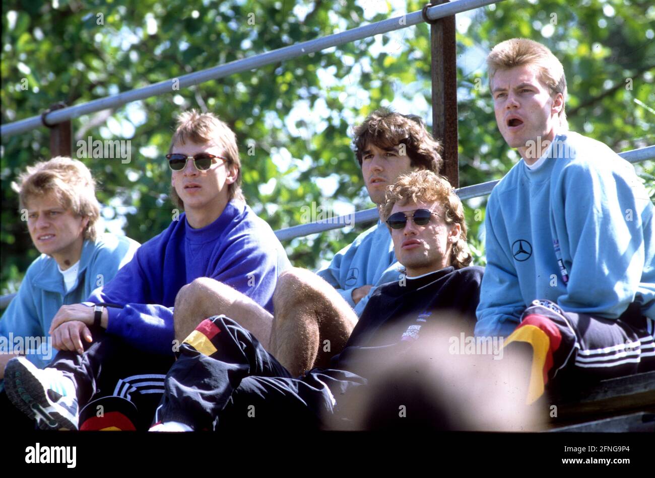 European Football Championship 1992 in Sweden: Training of the German ...