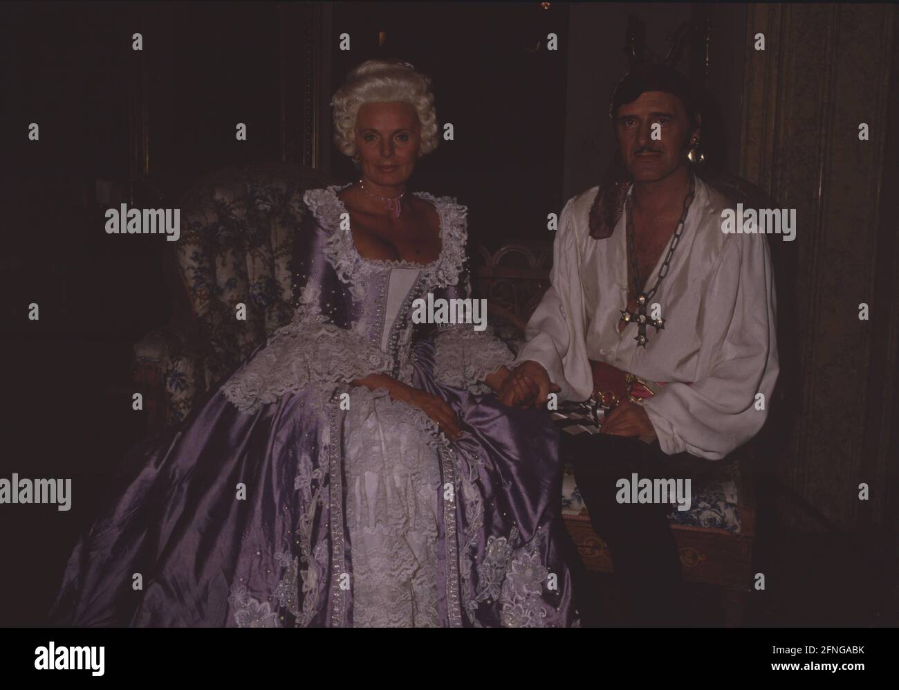 "Ruth-Maria Kubitschek as Annette von Soettingen and Helmut Fischer as ...