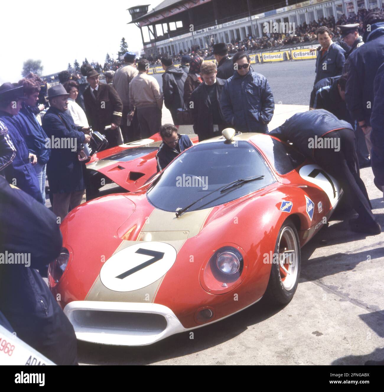 1000km race at the Nürburgring 19.05.1968. The Ford F3L P68b of Frank ...