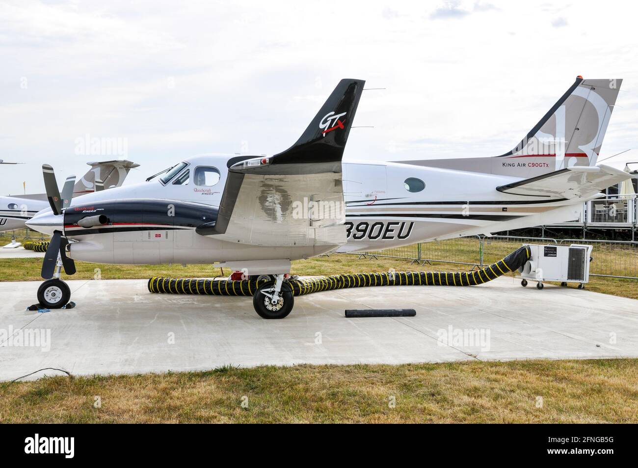 Beechcraft King Air C90GTx N890EU at Farnborough International Airshow ...