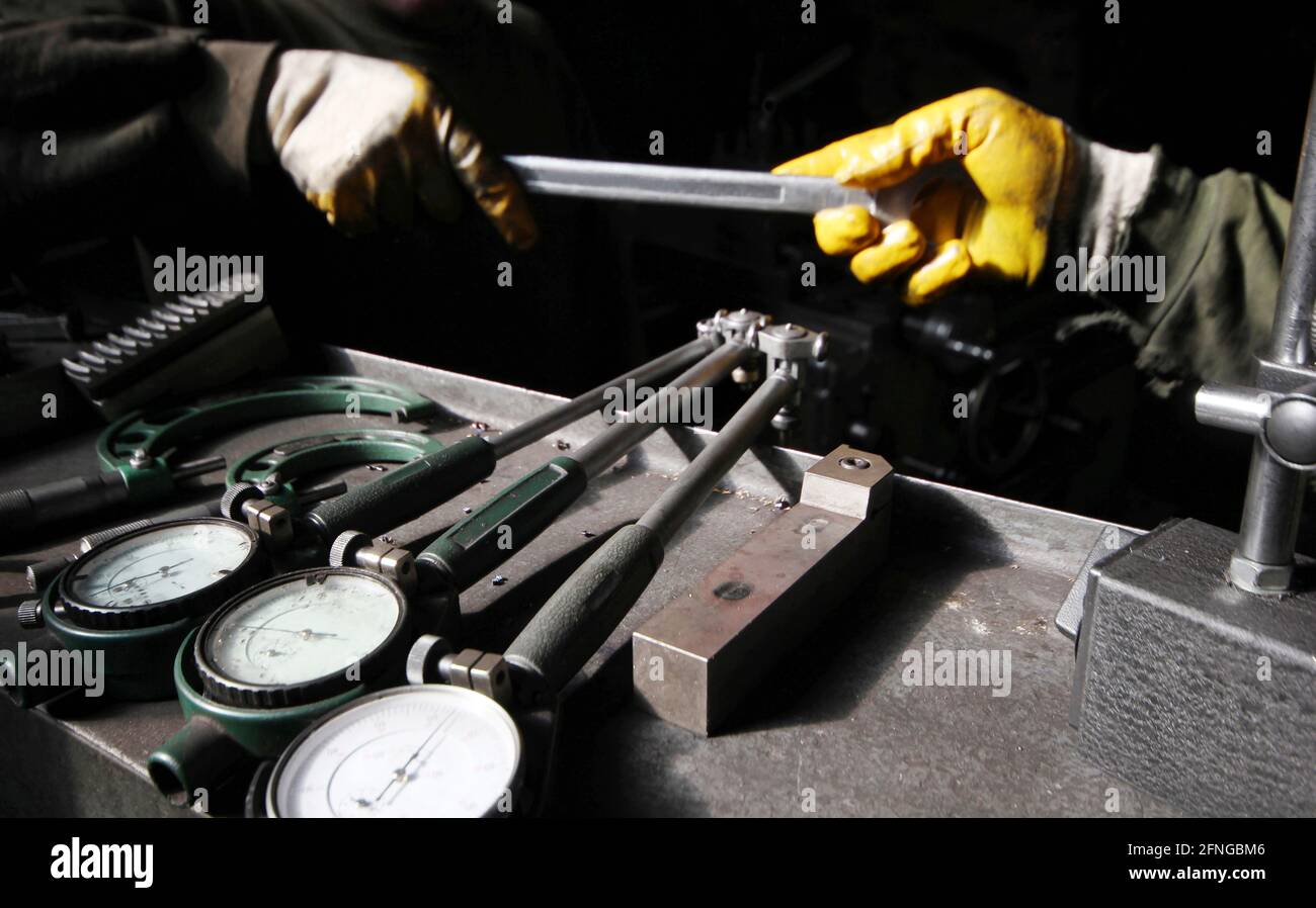Workers teamwork inside the factory. Industrial background Stock Photo ...