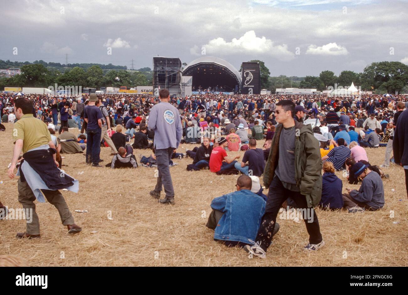 Other stage at Glastonbury Festival 2000 Stock Photo - Alamy