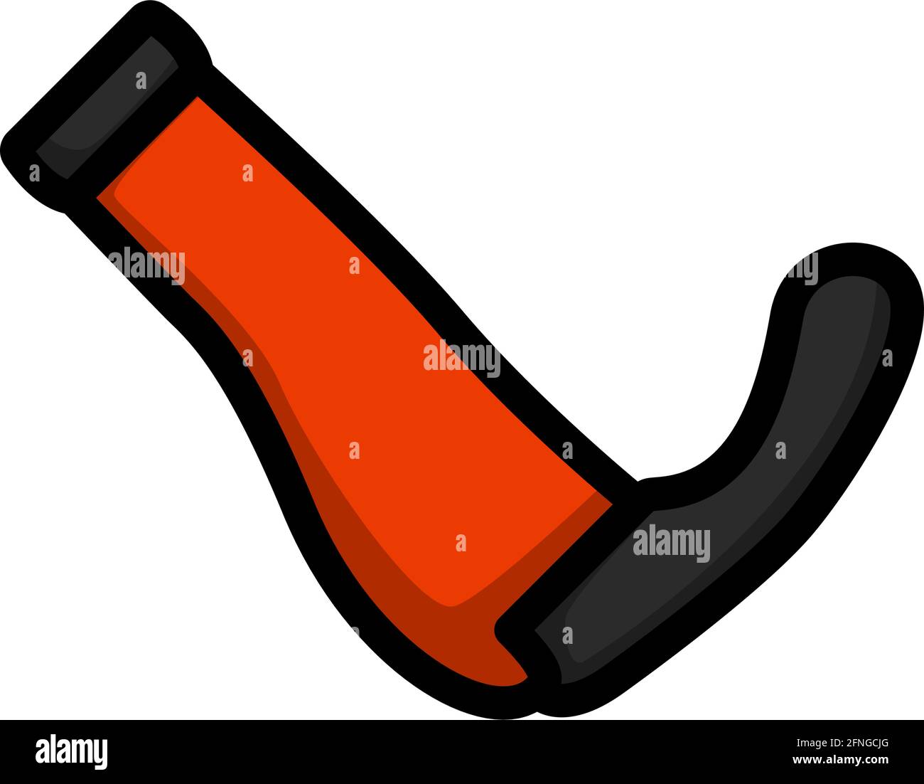 Bike Grips Icon. Editable Bold Outline With Color Fill Design. Vector ...