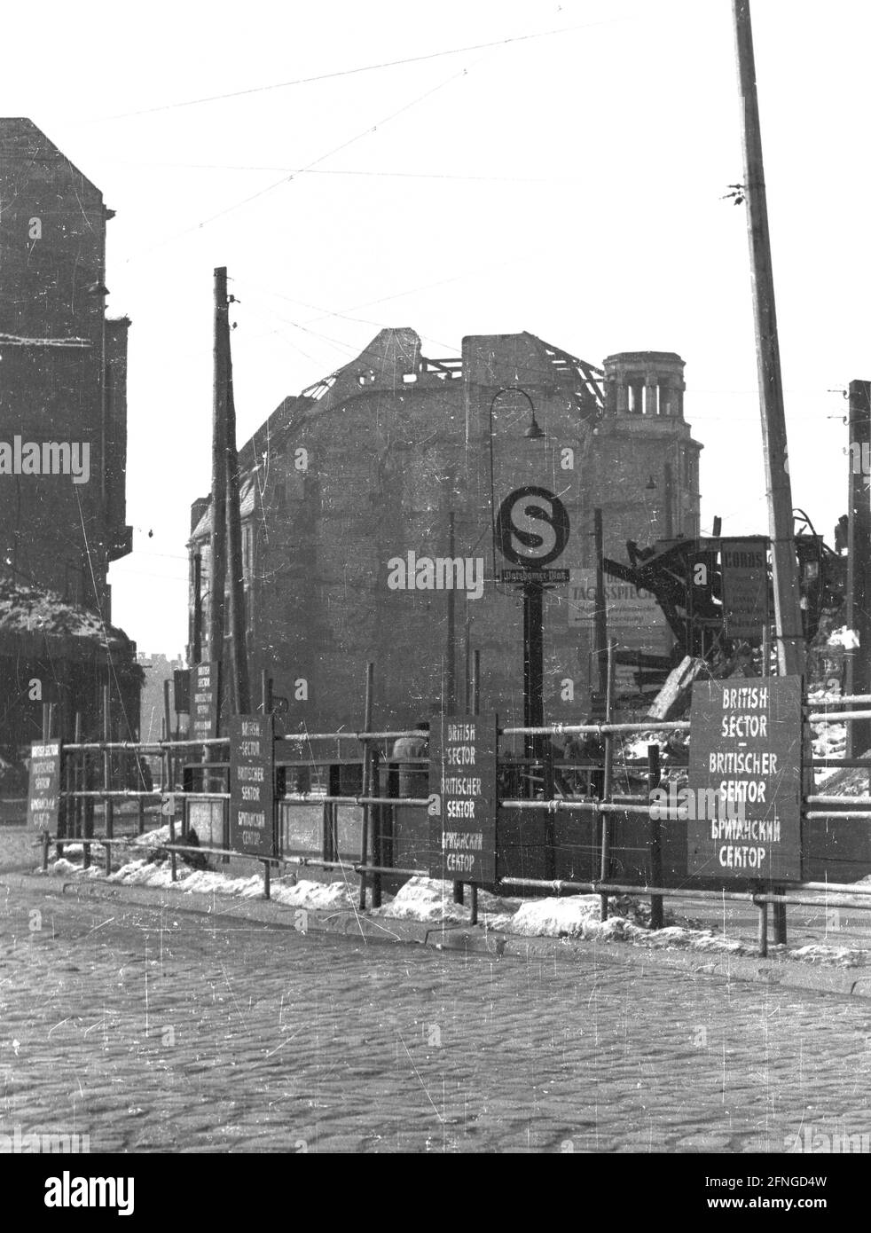 British sector berlin 1946 Black and White Stock Photos & Images - Alamy