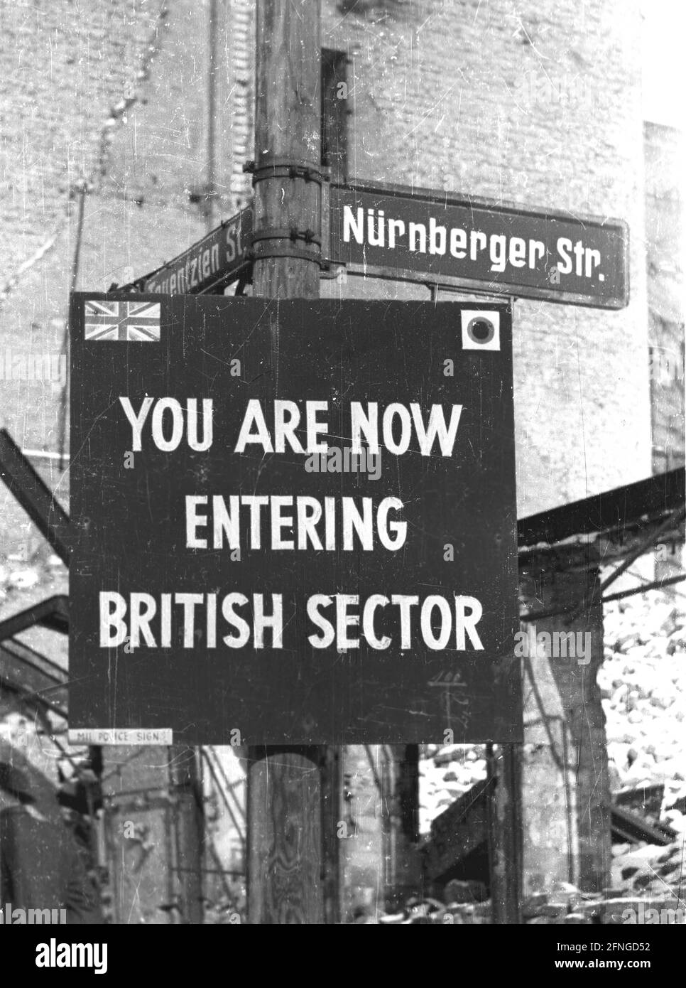 British sector berlin 1946 hi-res stock photography and images - Alamy