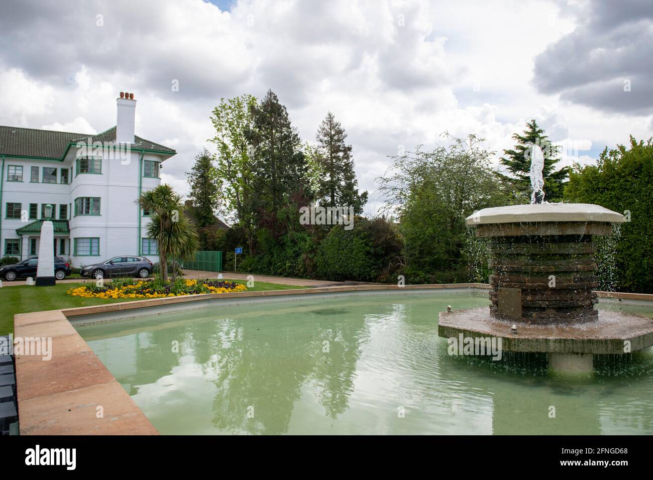 Grade 2 listed building Pinner Court in Pinner Harrow Stock Photo - Alamy