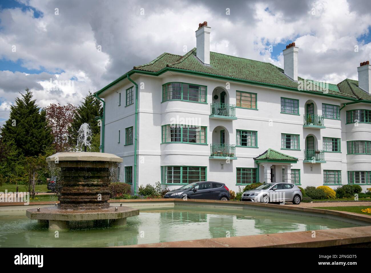 Grade 2 listed building Pinner Court in Pinner Harrow Stock Photo - Alamy