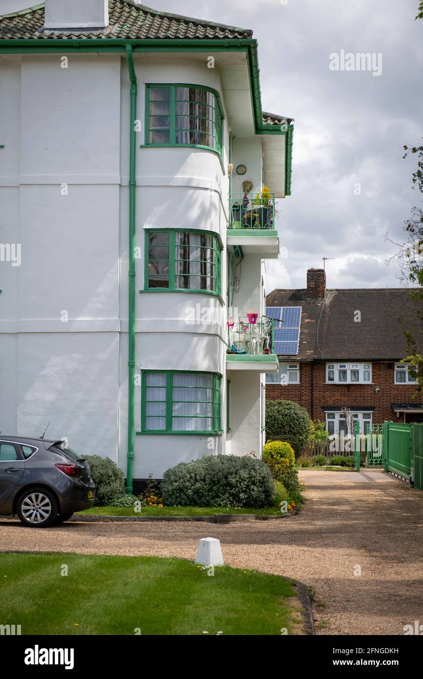 Grade 2 listed building Pinner Court in Pinner Harrow Stock Photo - Alamy