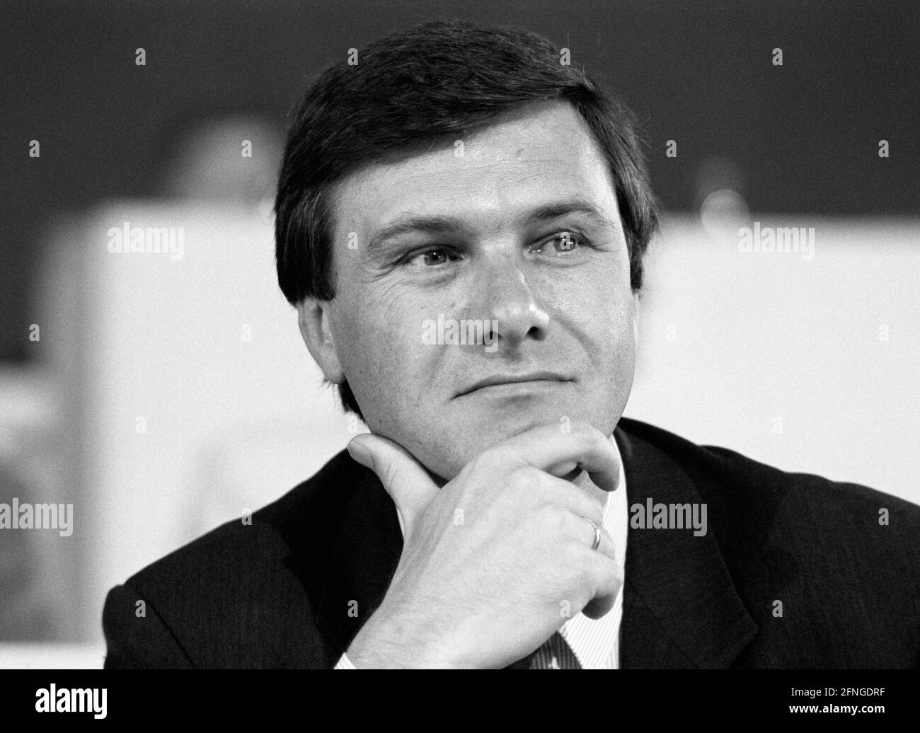Wolfgang GERHARDT , FDP , May 1989 [automated translation] Stock Photo ...