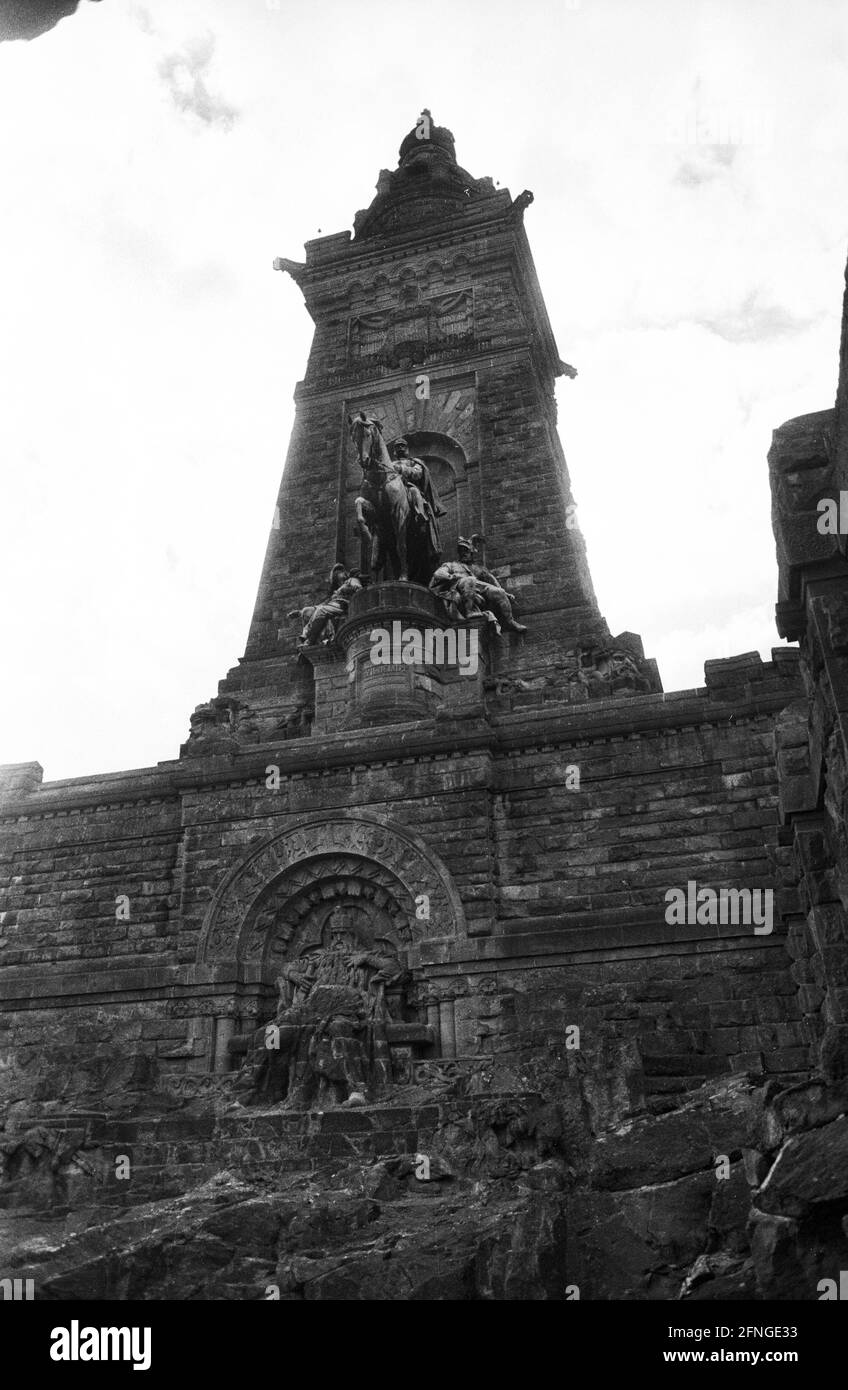 Imperial wilhelm monument Black and White Stock Photos & Images - Alamy