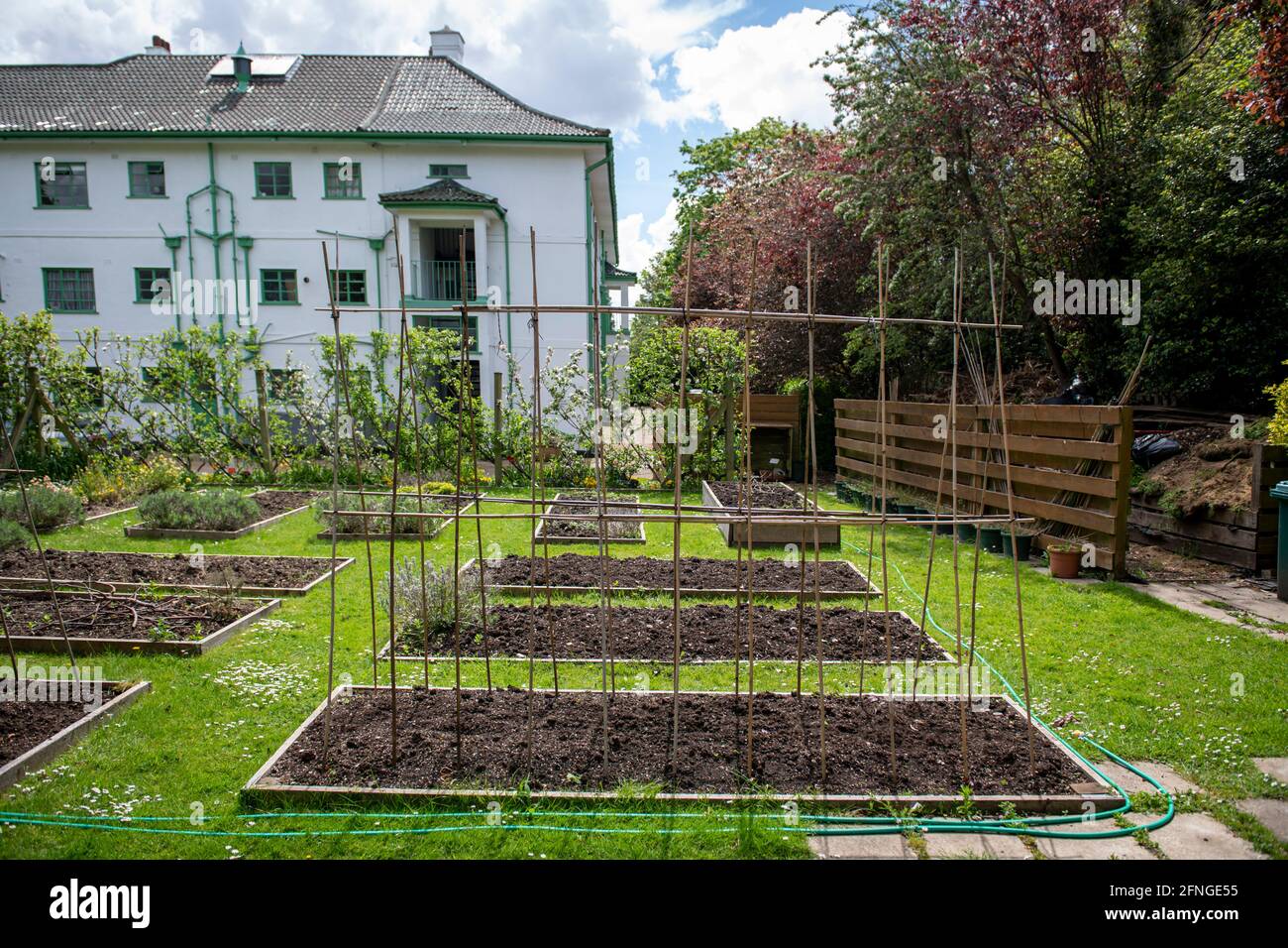 Grade 2 listed building Pinner Court in Pinner Harrow Stock Photo - Alamy