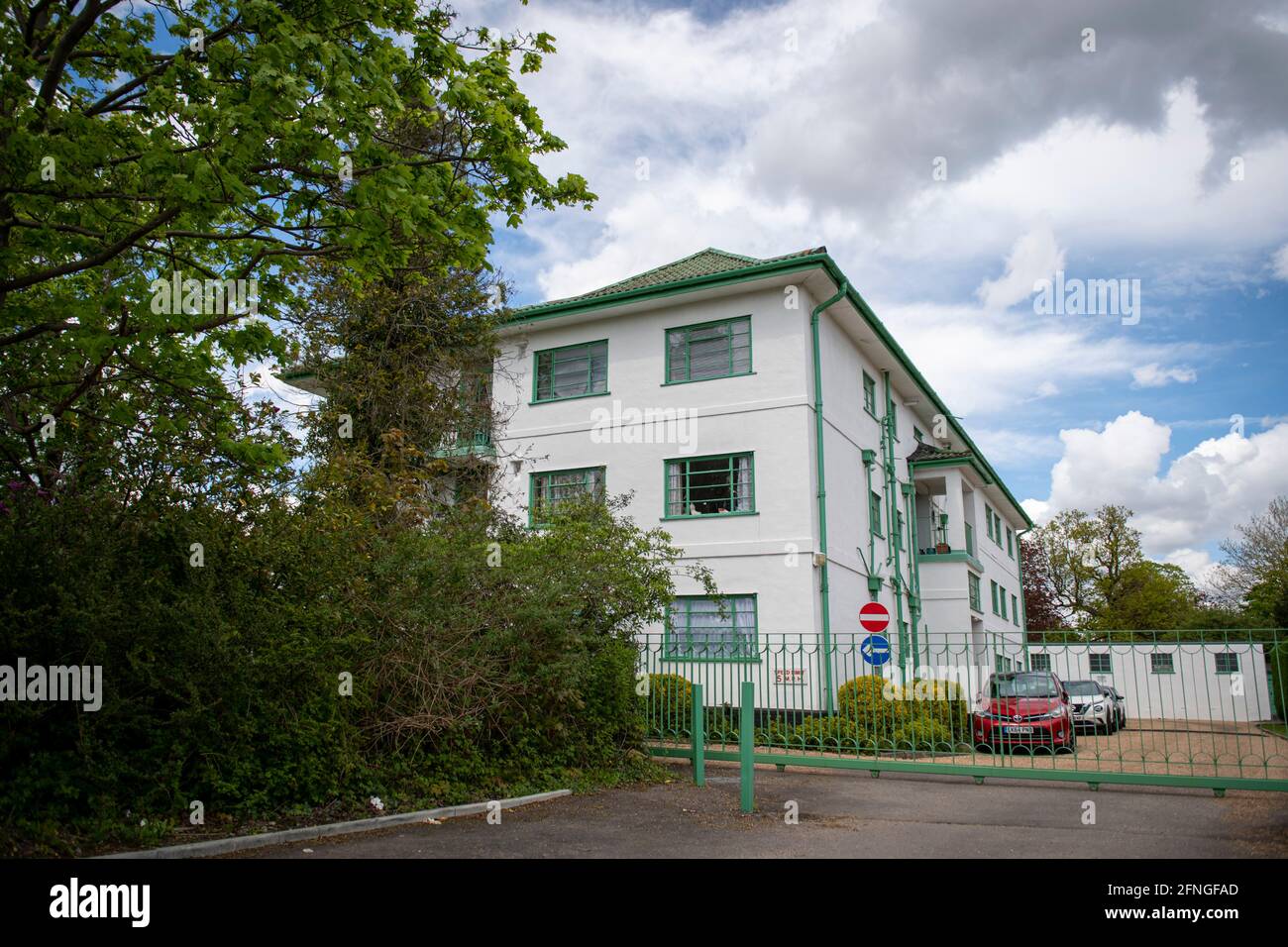 Grade 2 listed building Pinner Court in Pinner Harrow Stock Photo - Alamy