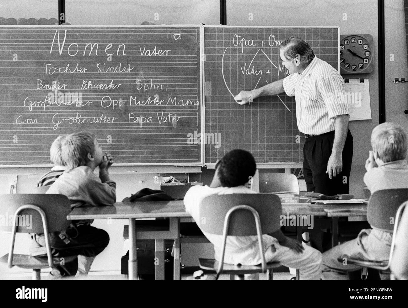 DEU , DEUTSCHLAND : A teacher teaches primary school pupils in a ...
