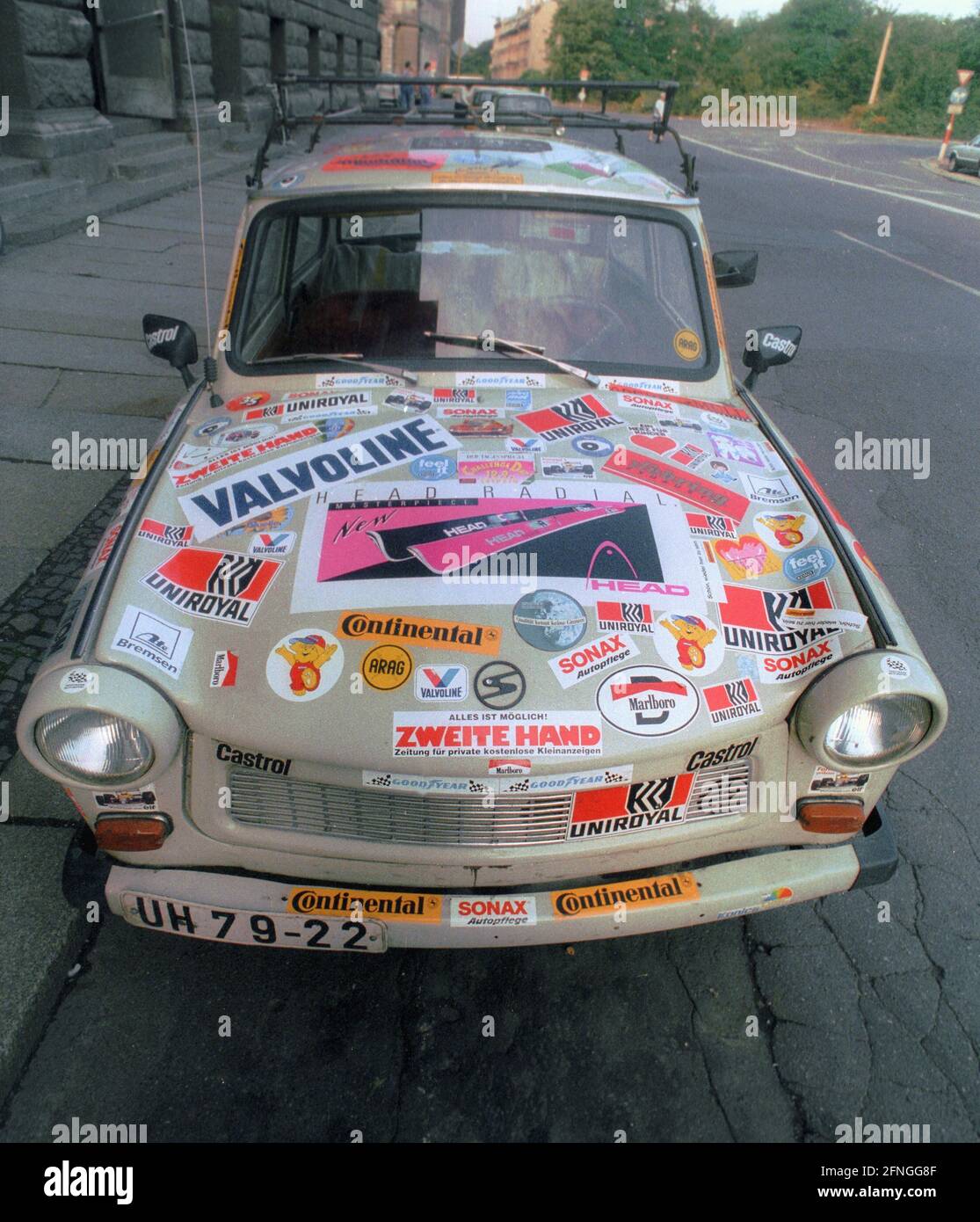 GDR country / Saxony / Federal states / 1990 Leipzig city centre. The ...