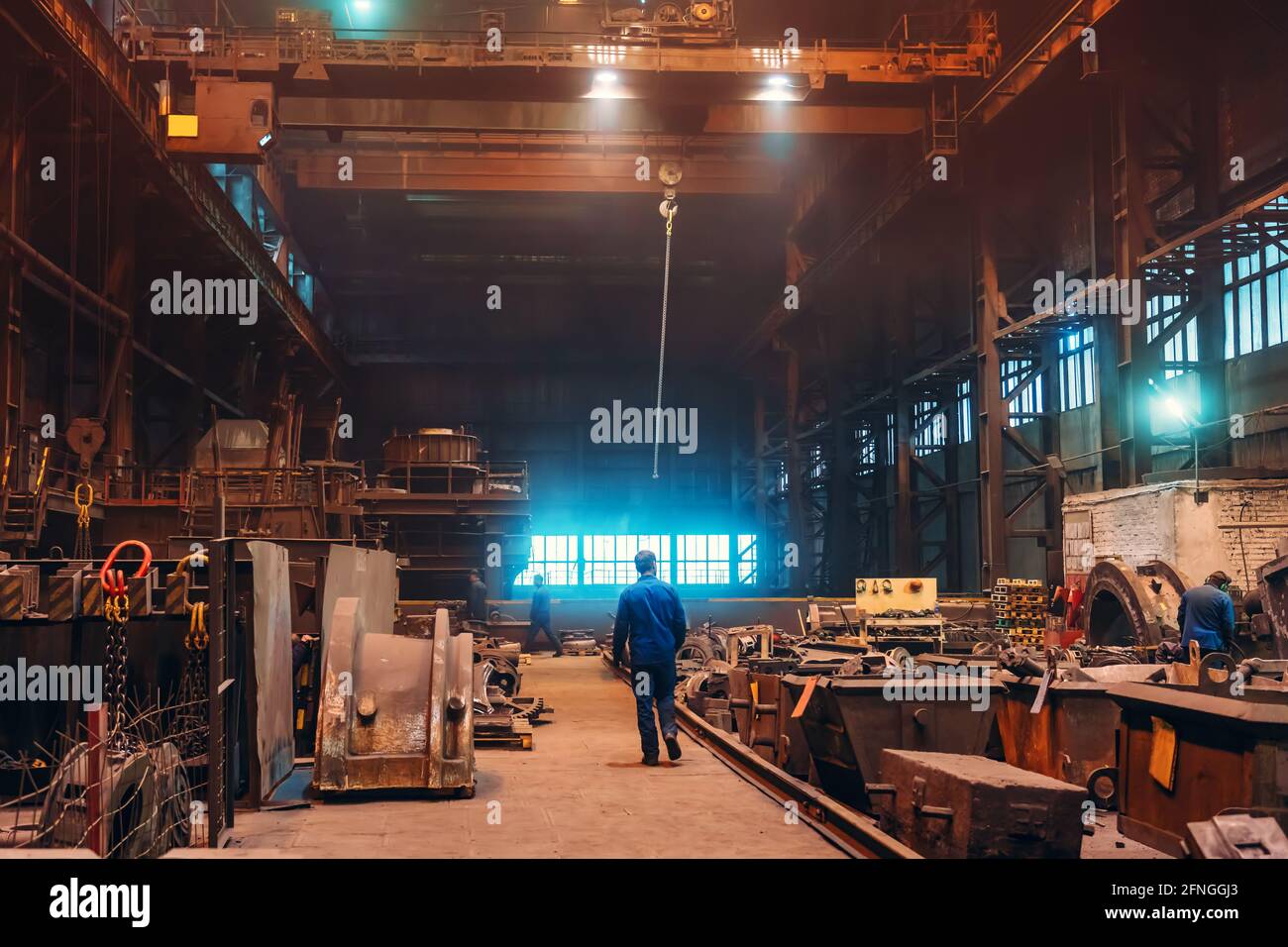 Inside blast furnace building hi-res stock photography and images - Alamy