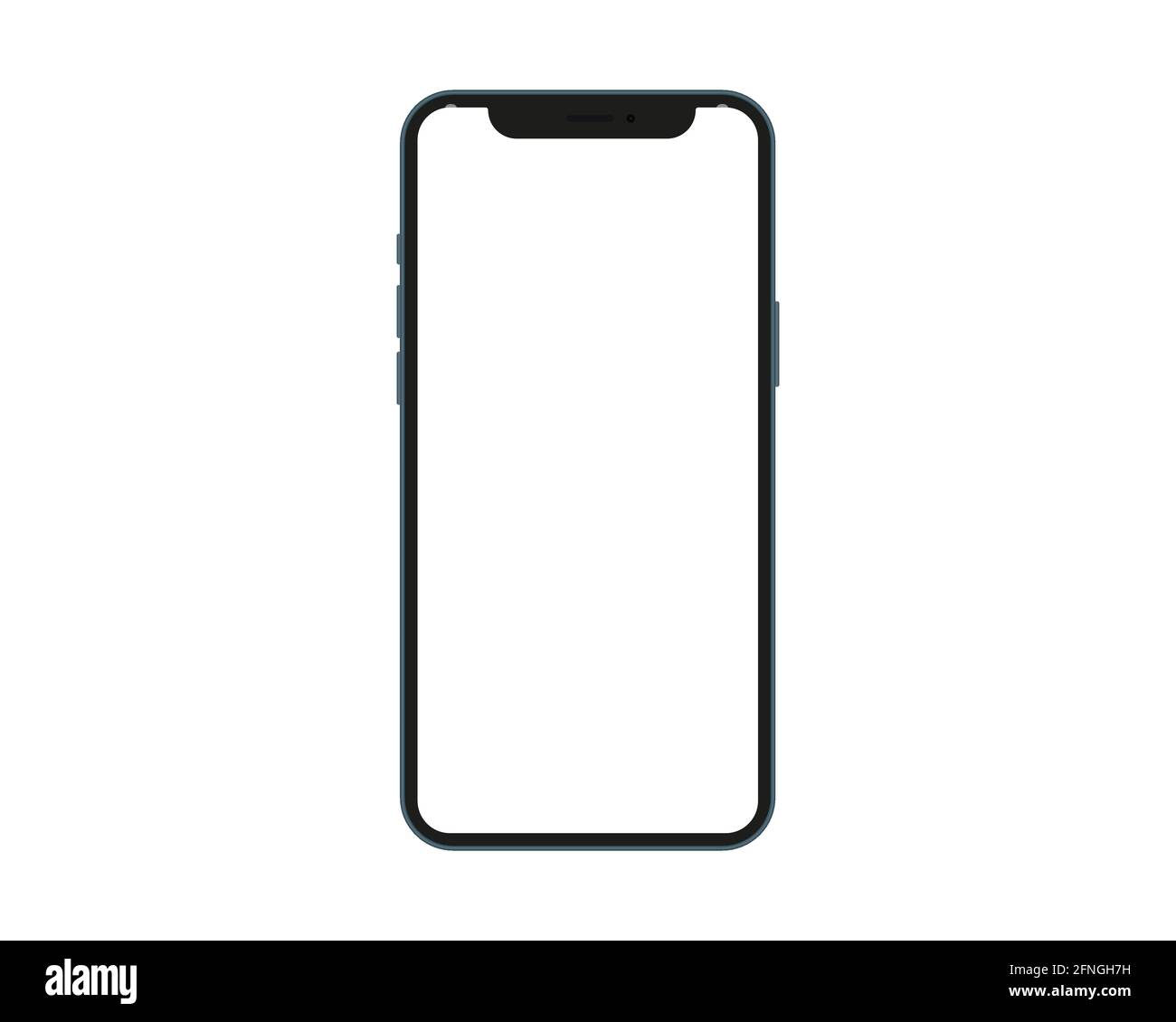 Mock up phone screen Stock Vector Images - Alamy