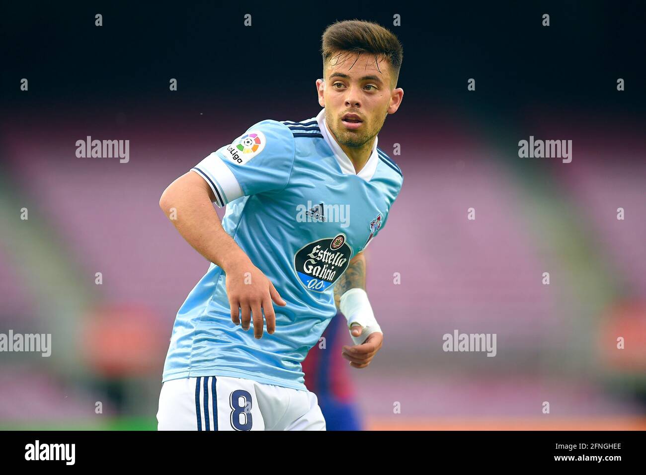 Fran Beltran of RC Celta during the La Liga match between FC Barcelona ...