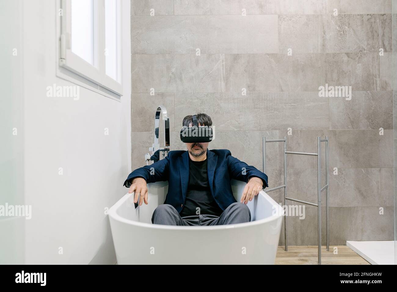 Fully clothed hi-res stock photography and images - Alamy