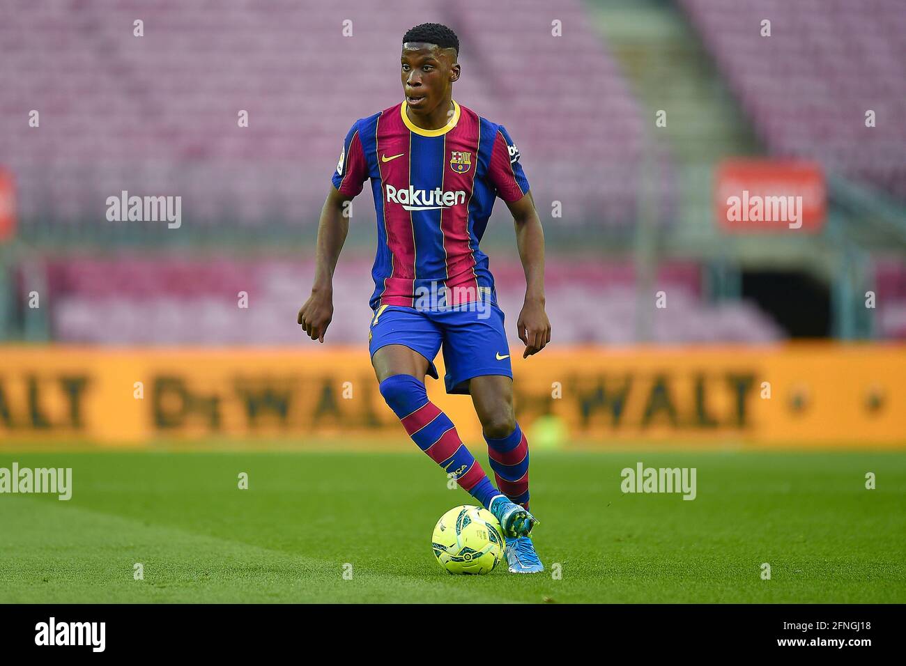 Ilaix Moriba of FC Barcelona during the La Liga match between FC ...