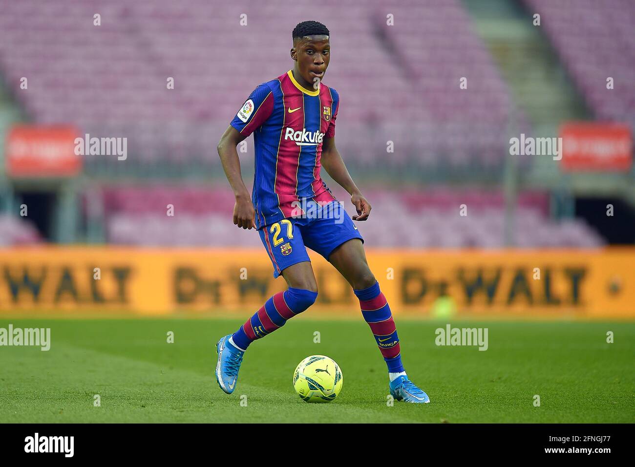 Ilaix Moriba of FC Barcelona during the La Liga match between FC ...