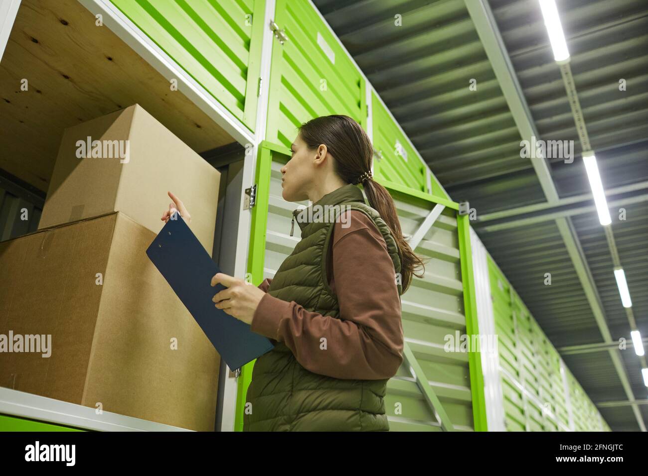 One mid adult women only side view hi-res stock photography and images ...