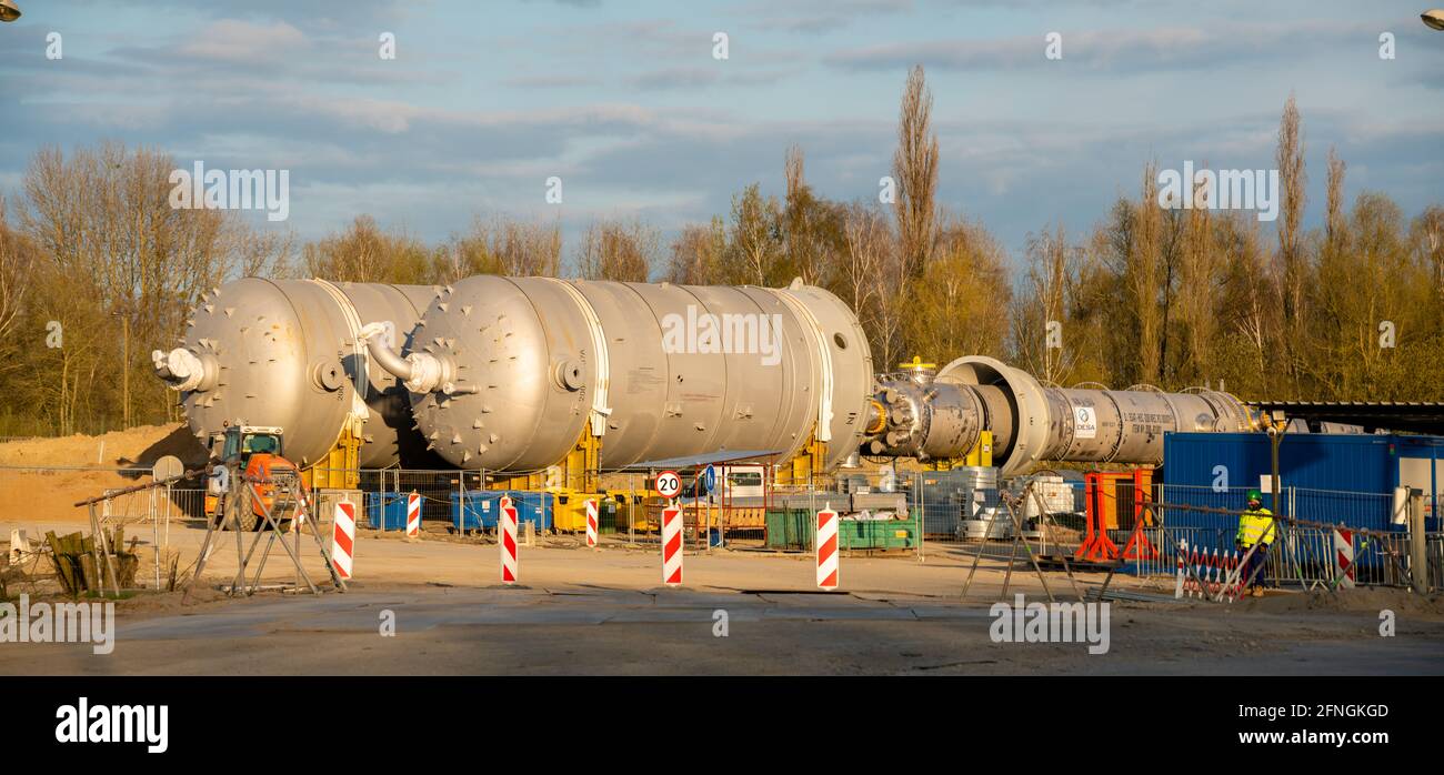 newly established polymer factory.Police,Poland Stock Photo - Alamy
