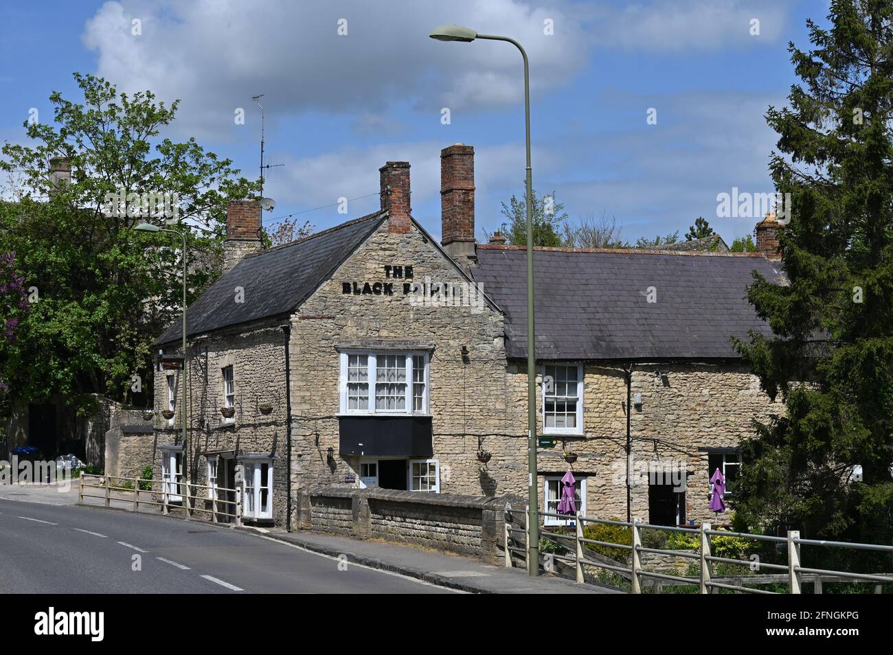 The Black Prince public house in the north Oxfordshire town of ...