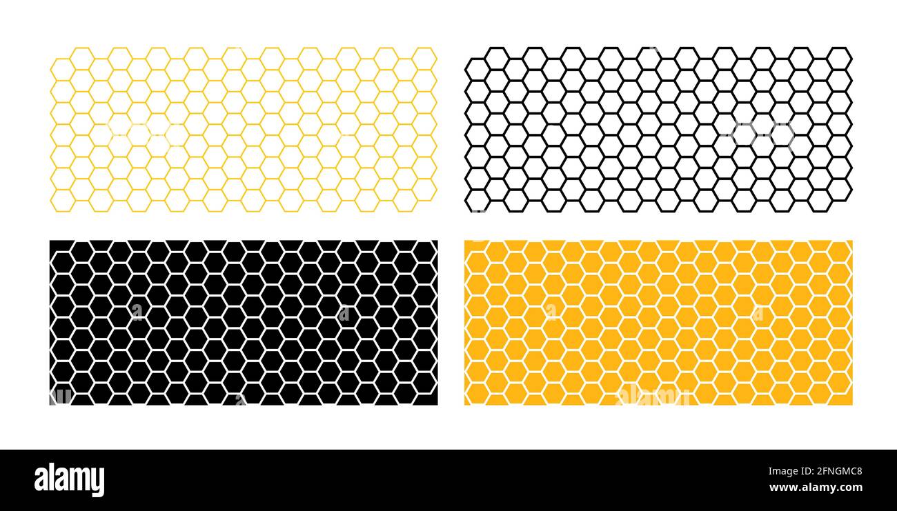 Simple background honey hexagon. Honeycomb background pattern yellow ...