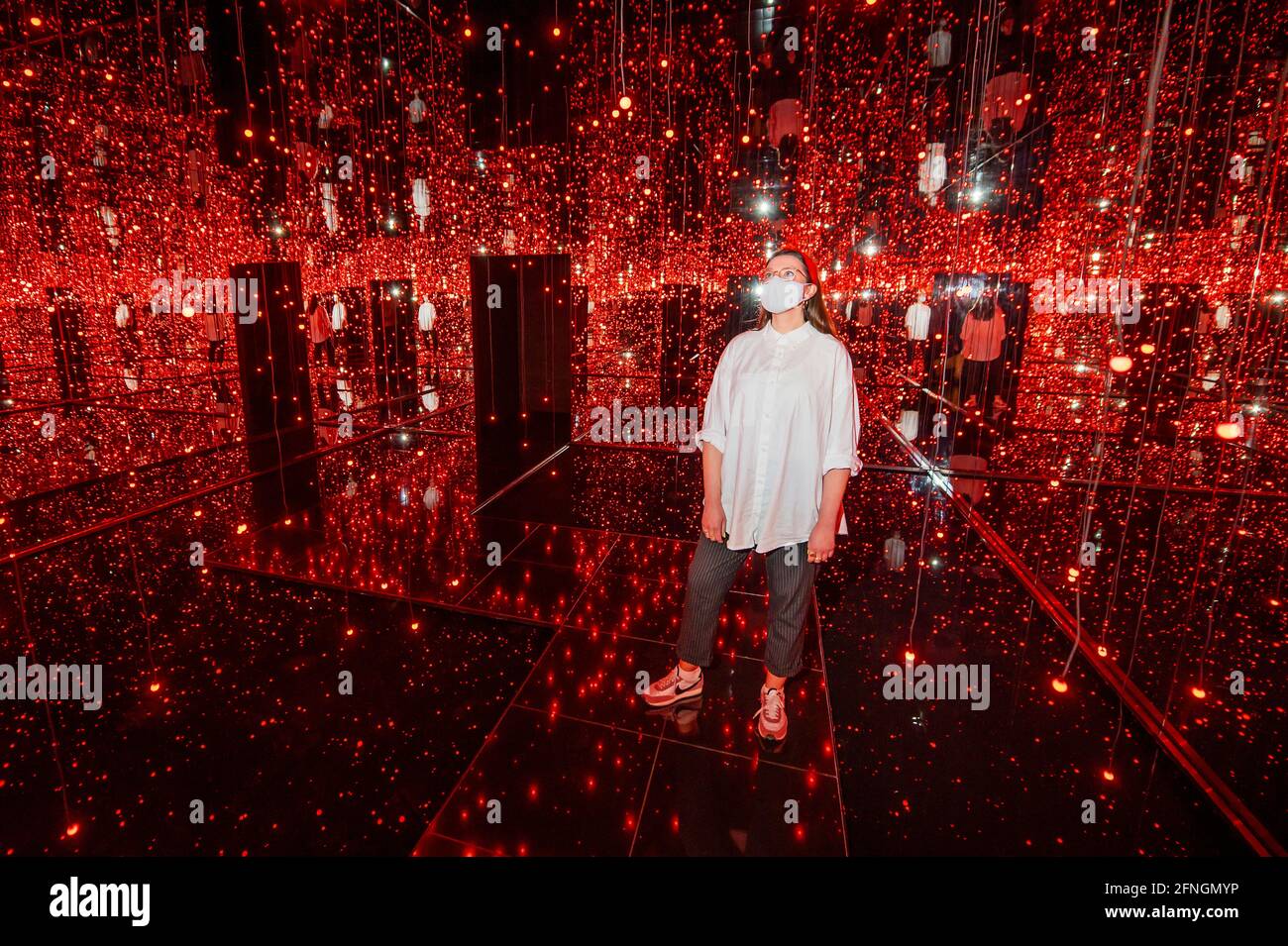 London, UK. 17 May 2021. Infinity Mirrored Room - Filled with the ...