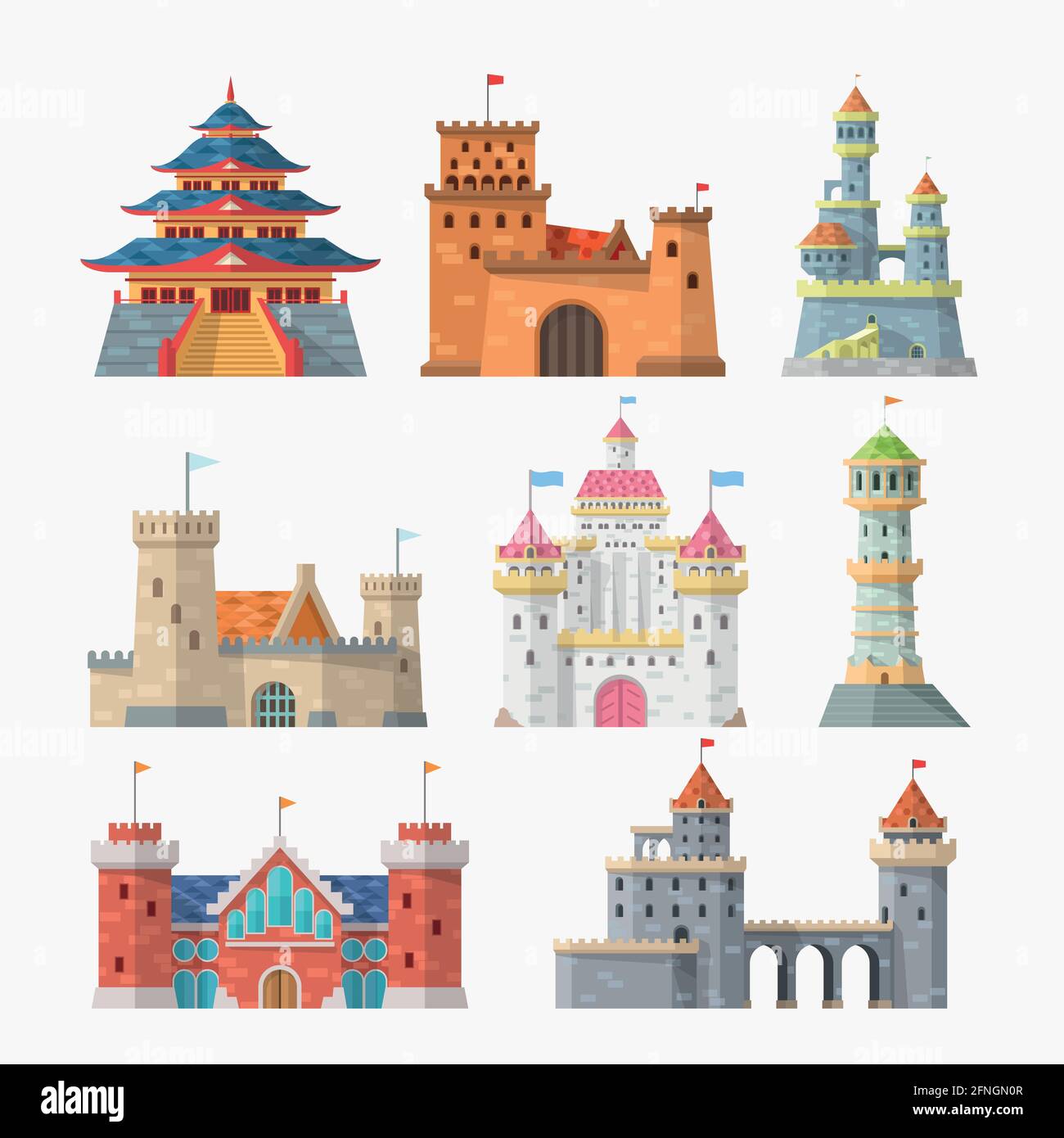 Simple Castle Vector