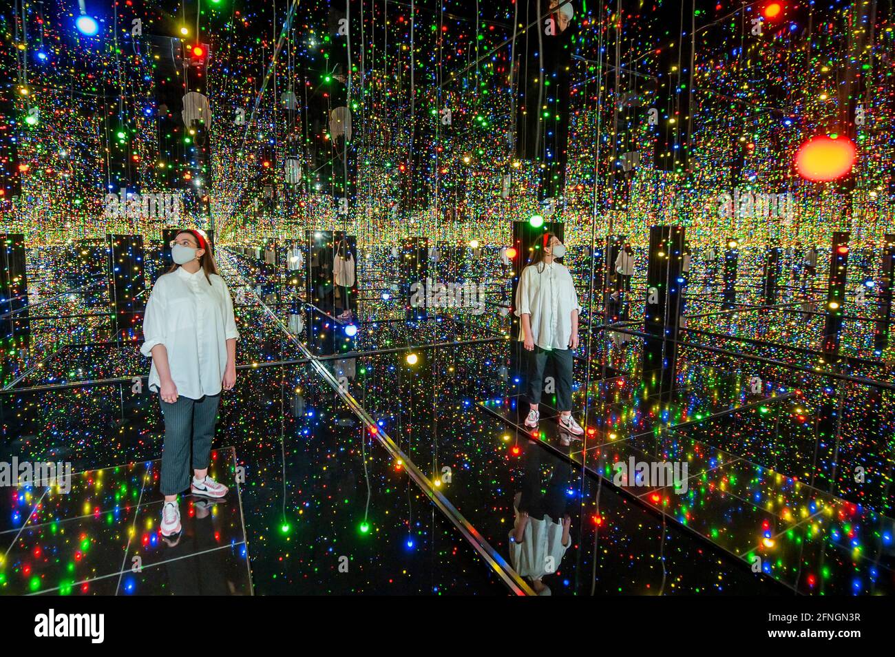 London, UK. 17 May 2021. Infinity Mirrored Room - Filled with the ...