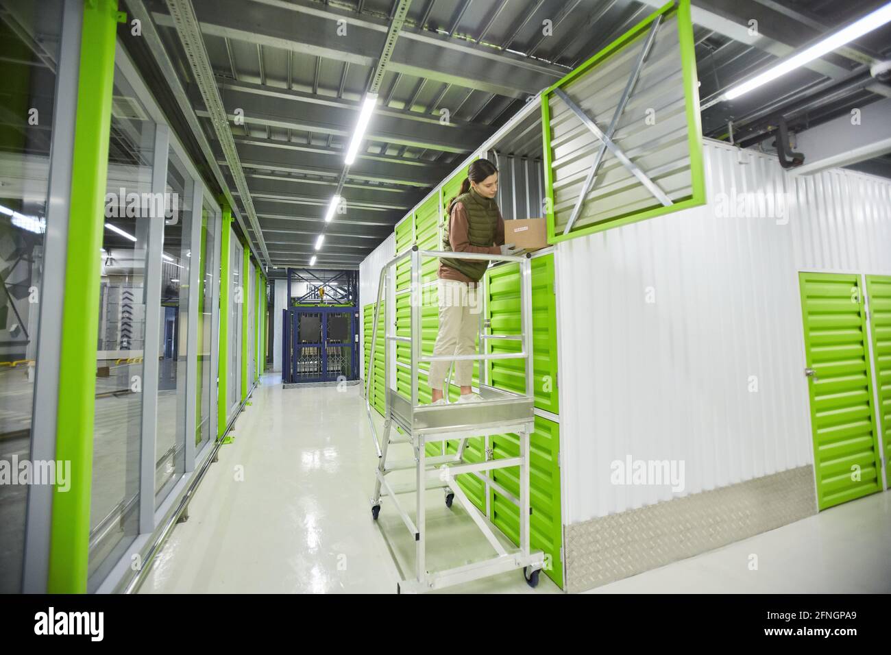 Woman tool box hi-res stock photography and images - Alamy