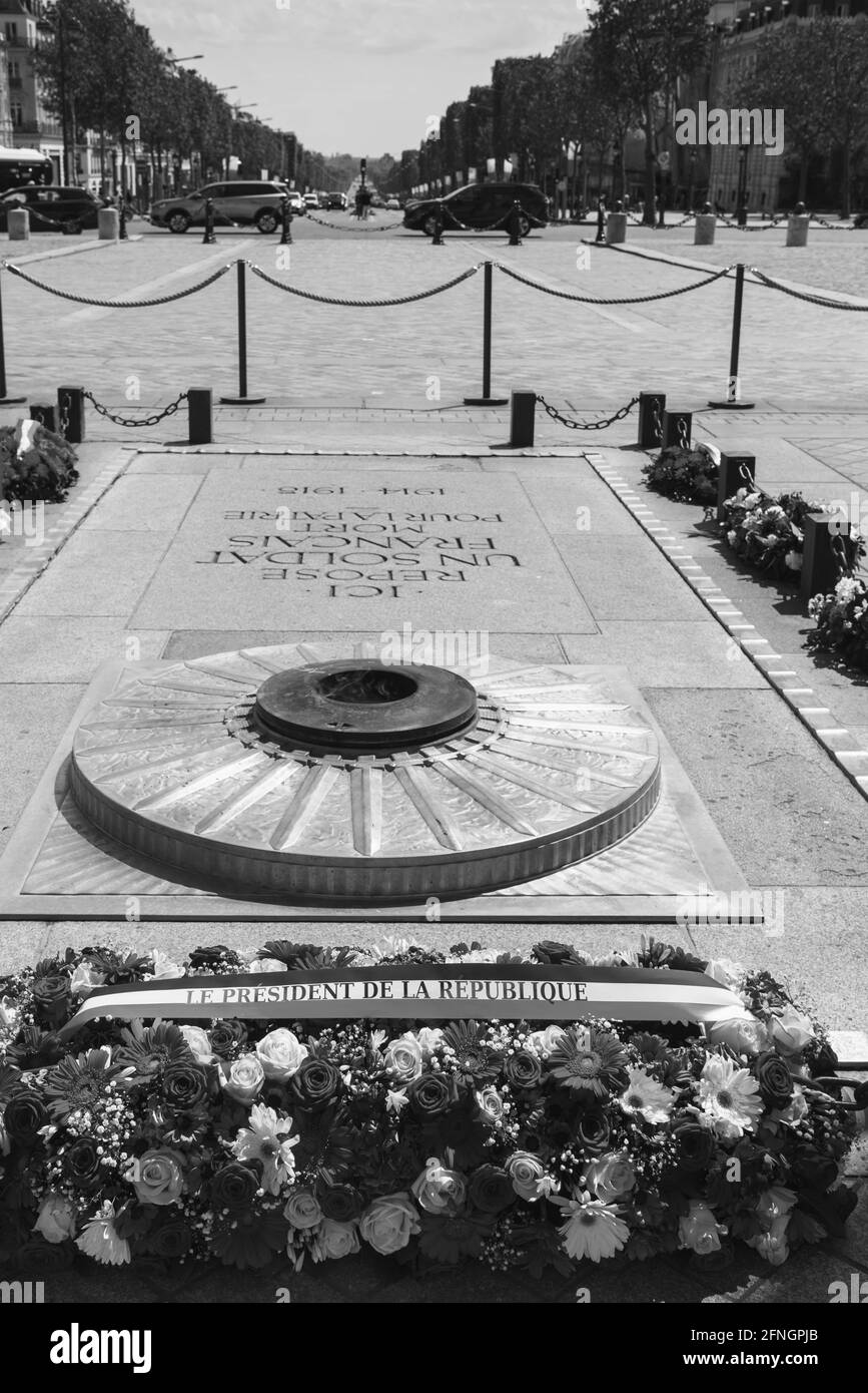 Holiday victory day background Black and White Stock Photos & Images ...