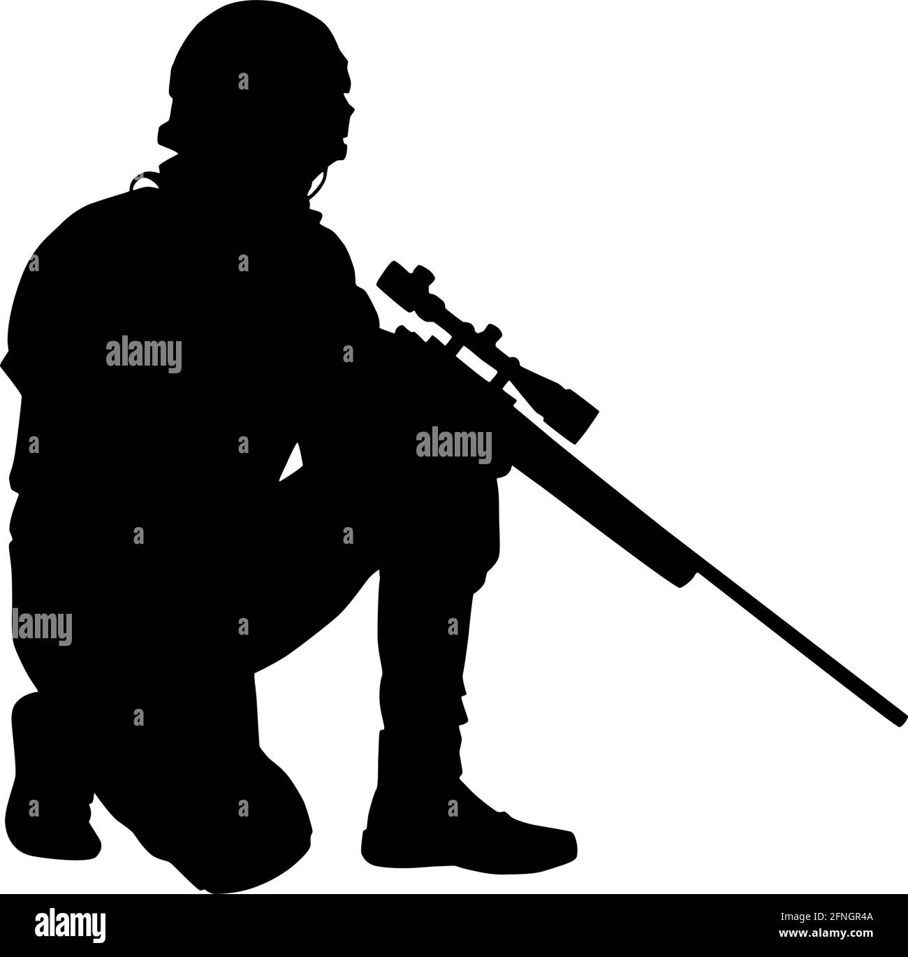 Sit on knee Stock Vector Images - Alamy