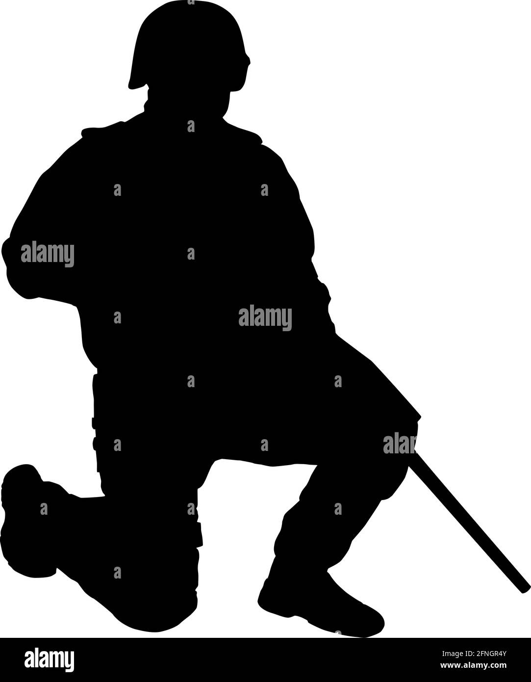 Army soldier, police SWAT, counter-terrorism unit fighter wearing ...