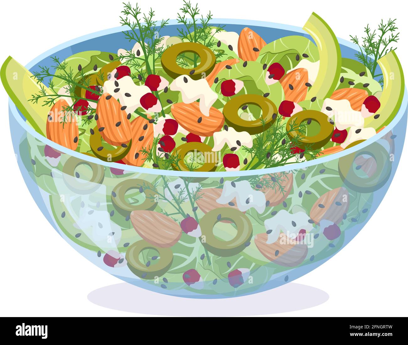 Olives in green bowl Stock Vector Images - Alamy