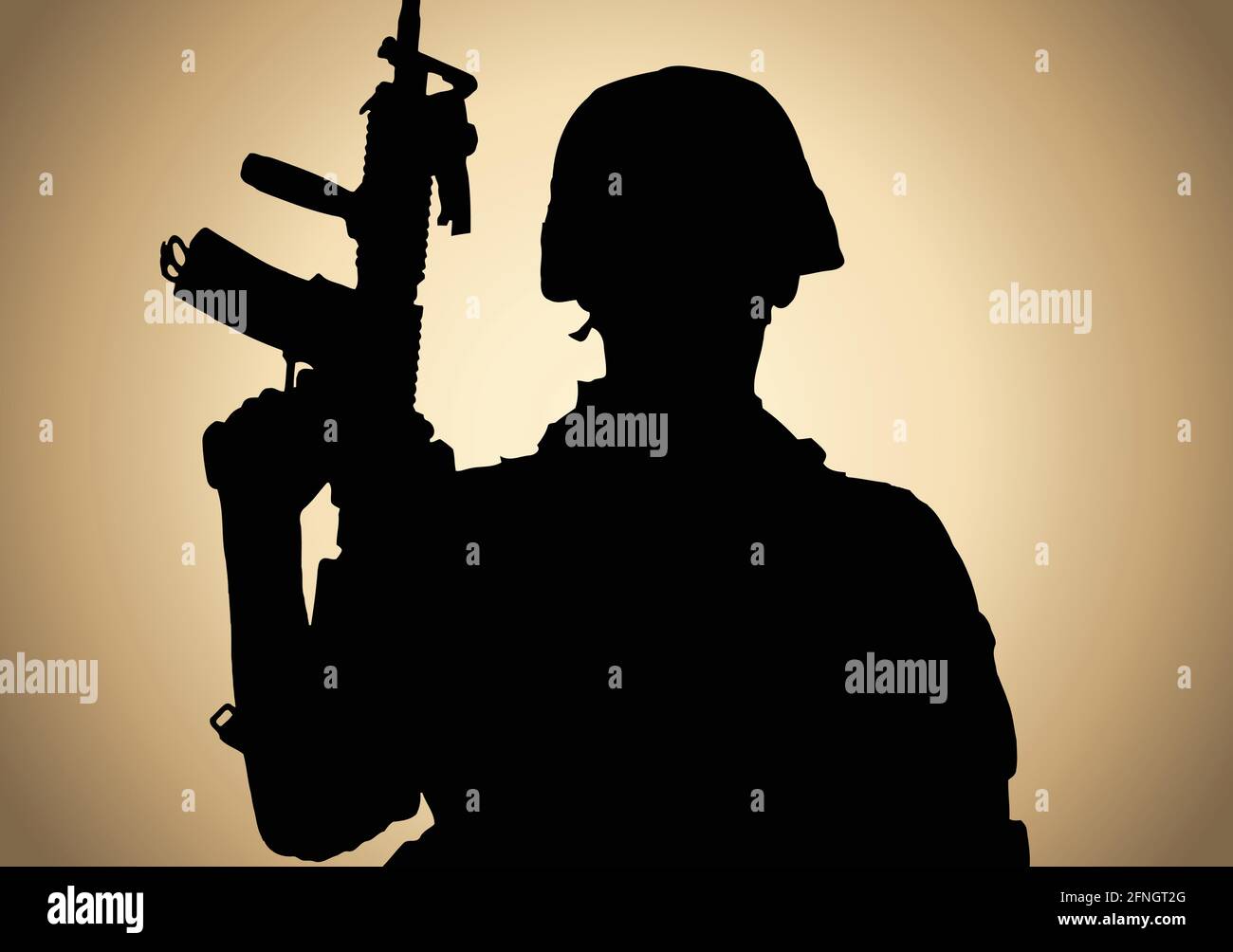 American army soldier Stock Vector Images - Alamy