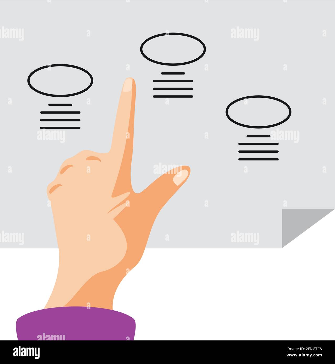 hand choose idea Stock Vector Image & Art - Alamy