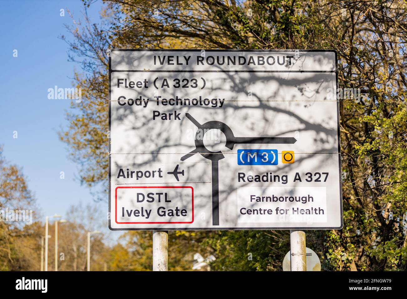 Surrey road sign art hi-res stock photography and images - Alamy