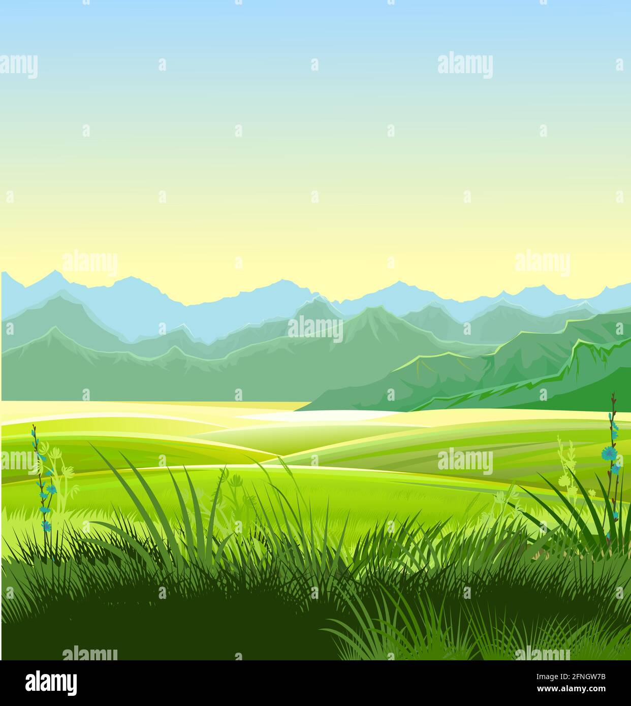 Beautiful Country Farm Land