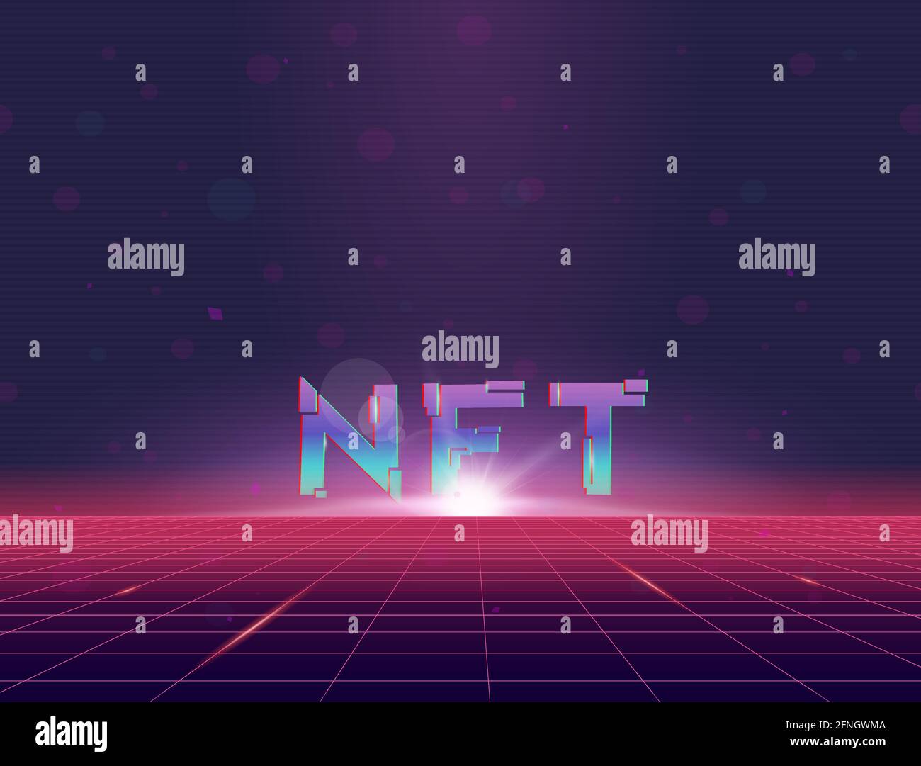 NFT futuristic background Stock Vector Image & Art - Alamy