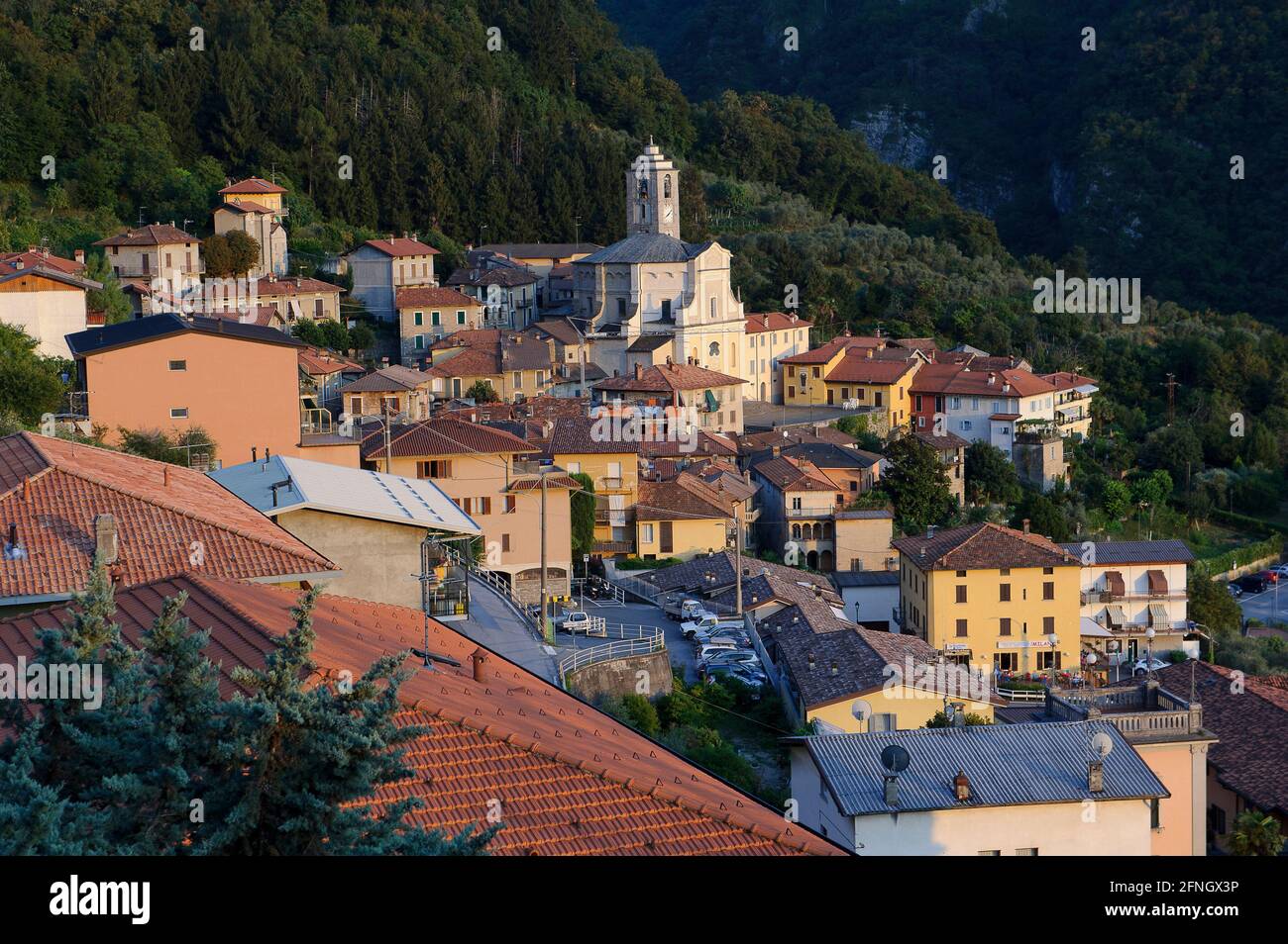 Europe, Italy, Lombardy, Lake Lario, Lake Como, Perledo Stock Photo - Alamy