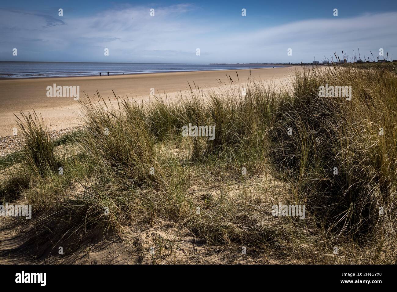 Greatstone beach and sand dunes, Kent, England Stock Photo - Alamy