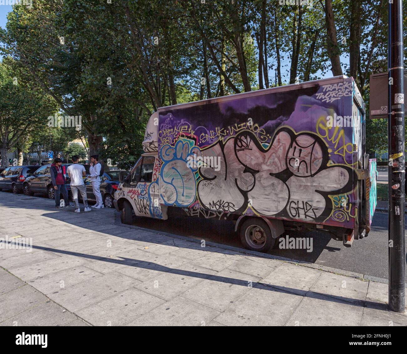 Covered van hi-res stock photography and images - Alamy